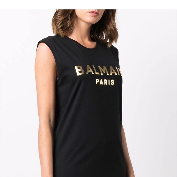 Balmain | Sweaters | Balmain Logo Top With Buttons | Poshmark